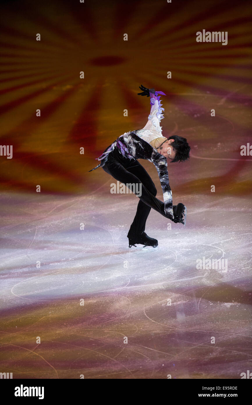 Yuzuru Hanyu Jpn Performing In The Figure Skating Gala Exhibition At