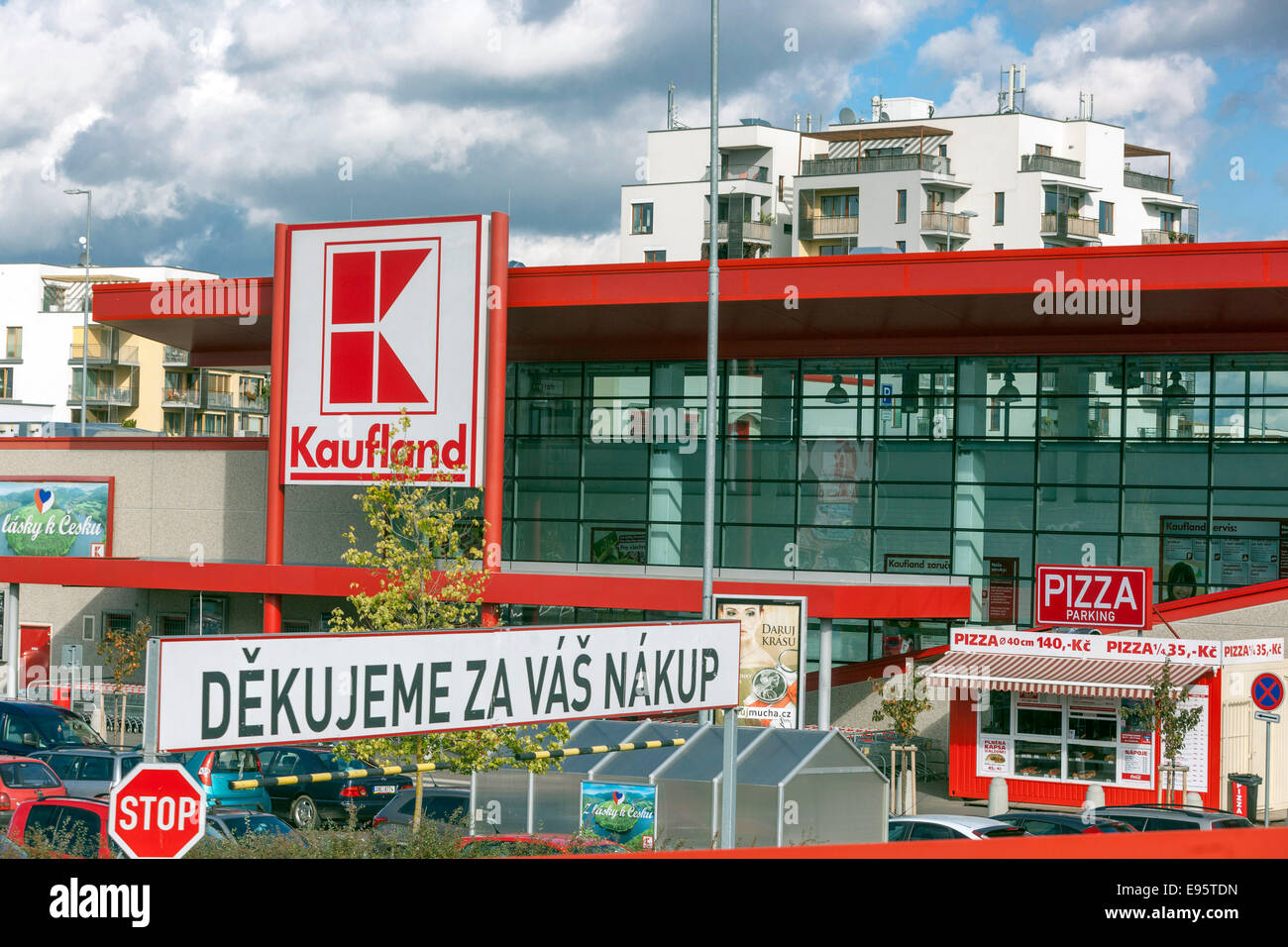 Kaufland supermarket Prague Czech Republic Stock Photo - Alamy