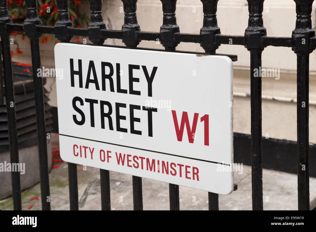 Street sign for Harley Street, London W1, UK Stock Photo - Alamy