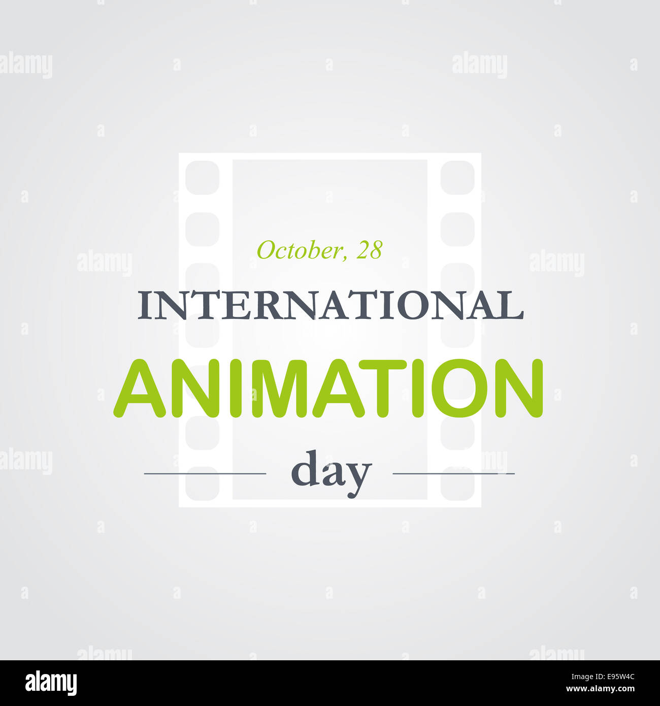World animation day, October, 28 Stock Photo - Alamy