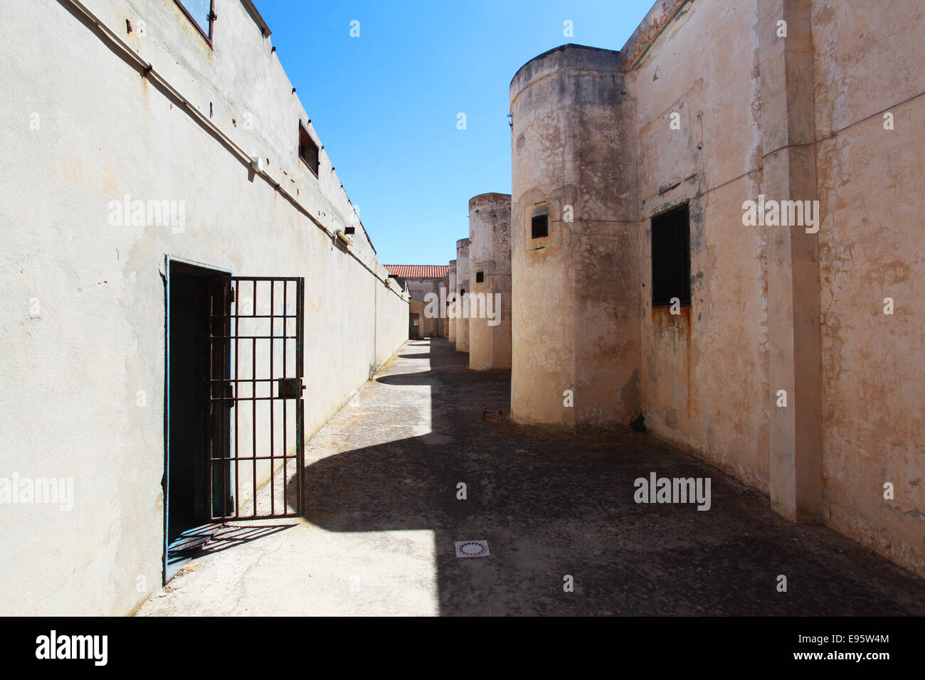 Asinara prison. Asinara island, Sardinia. Italy Stock Photo - Alamy