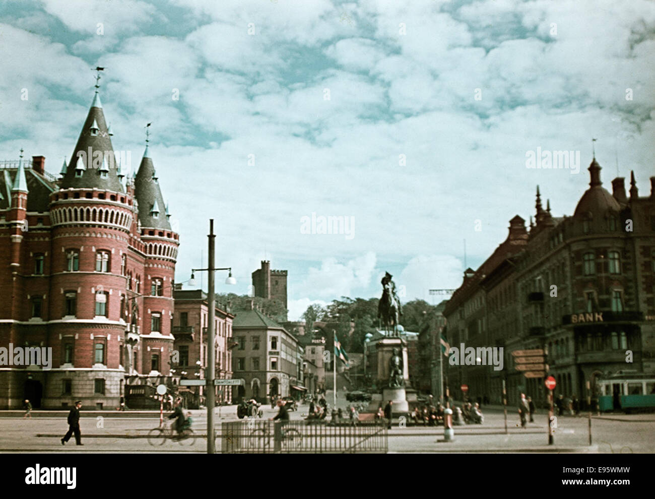 This image captures a scenic view of Helsingborg, a city in the Skåne ...