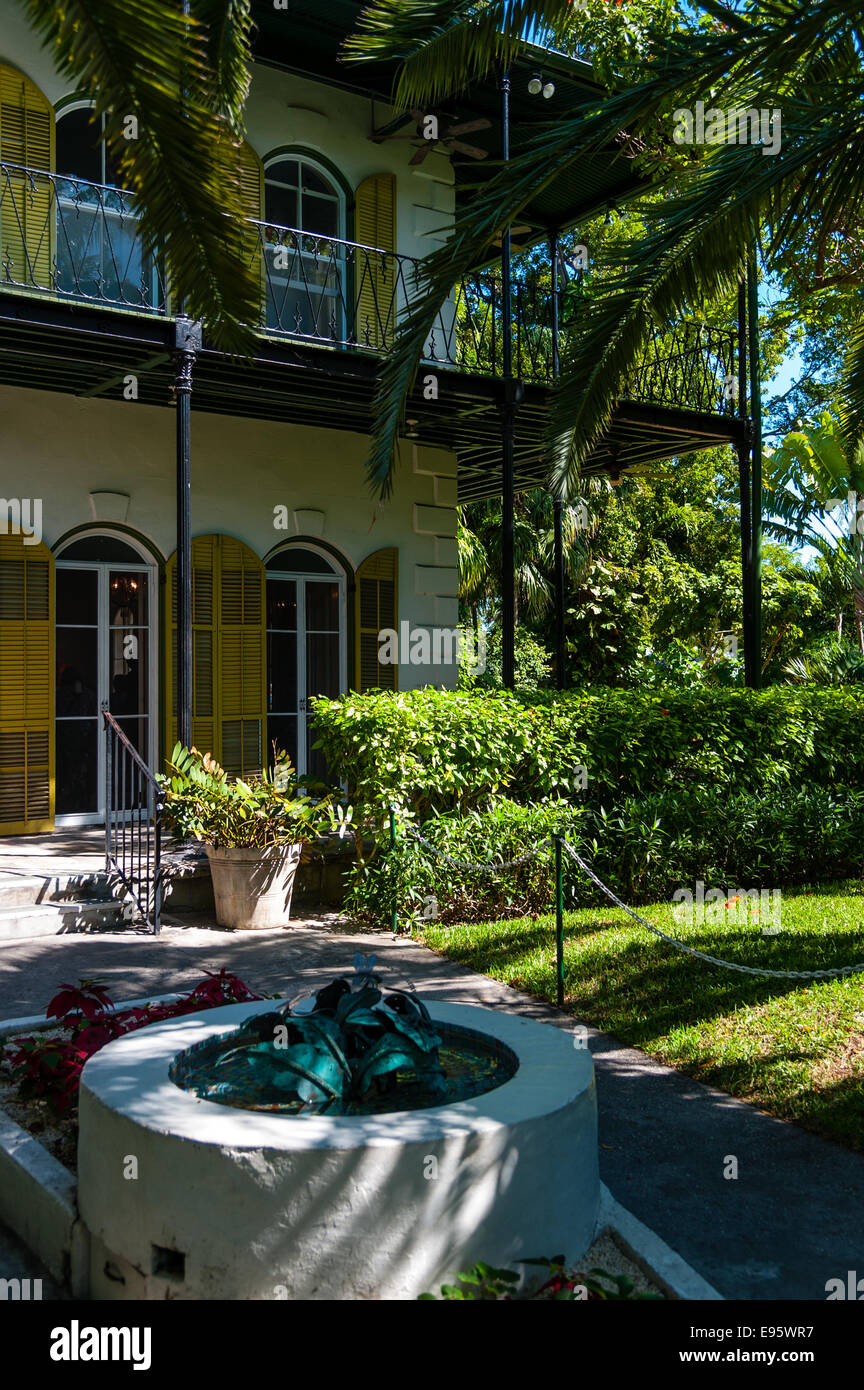 US, Florida, Key West. Ernest Hemingway Home Stock Photo - Alamy