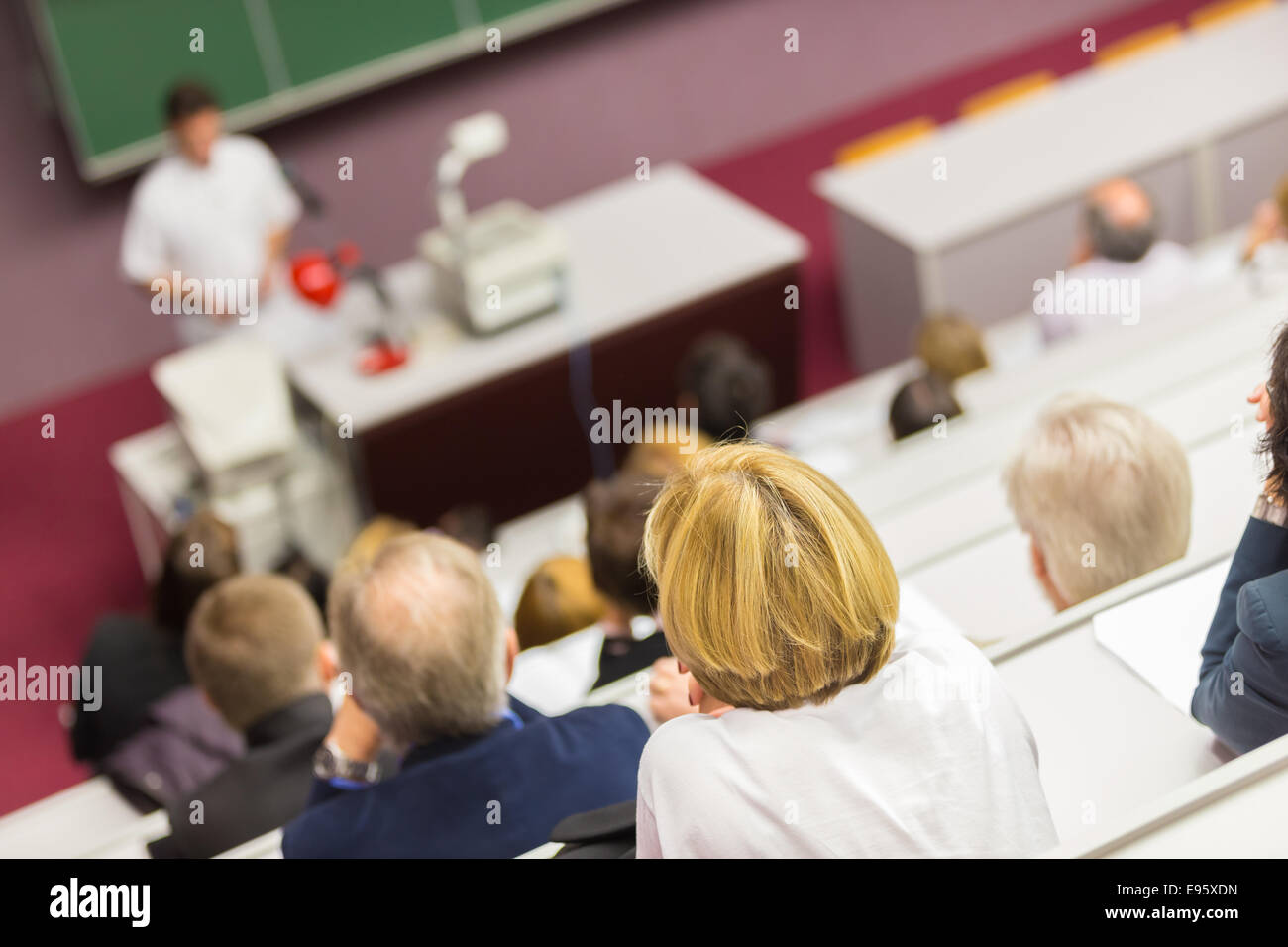 Lecture at university Stock Photo - Alamy
