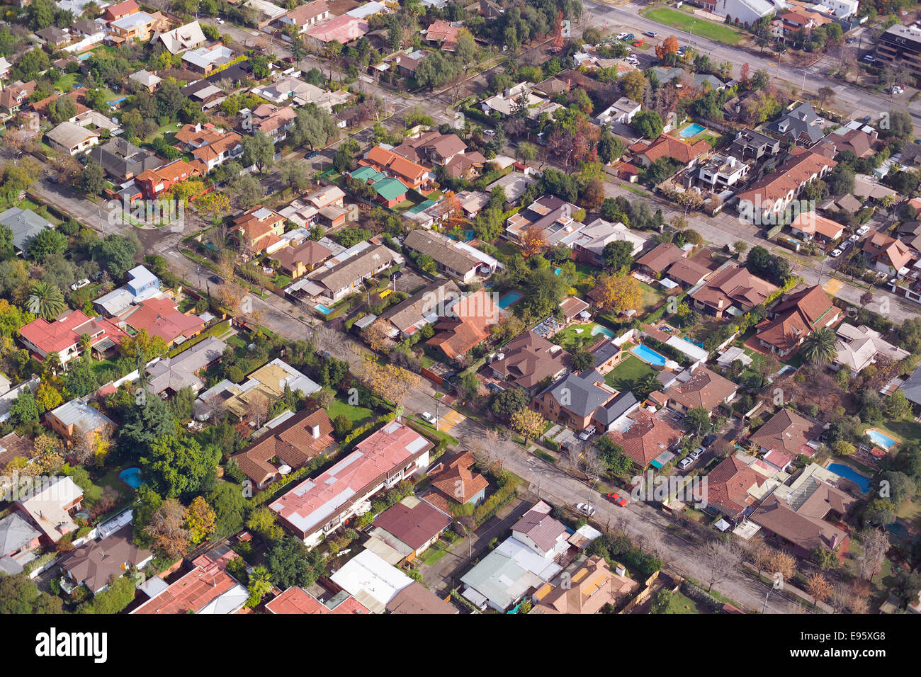 Rich Suburban Neighborhood