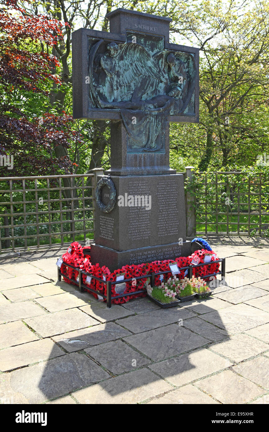 War Memorial in Saltburn-by-the-Sea, United Kingdom Stock Photo - Alamy