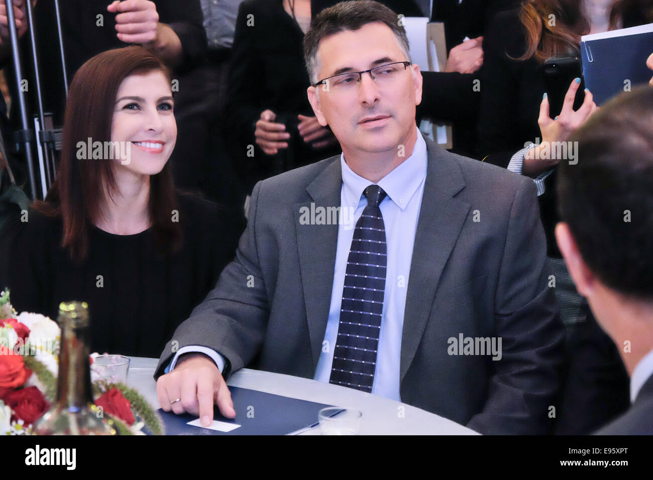 Jerusalem. 20th Oct, 2014. Israeli Minister of Interior, GIDEON SAAR ...
