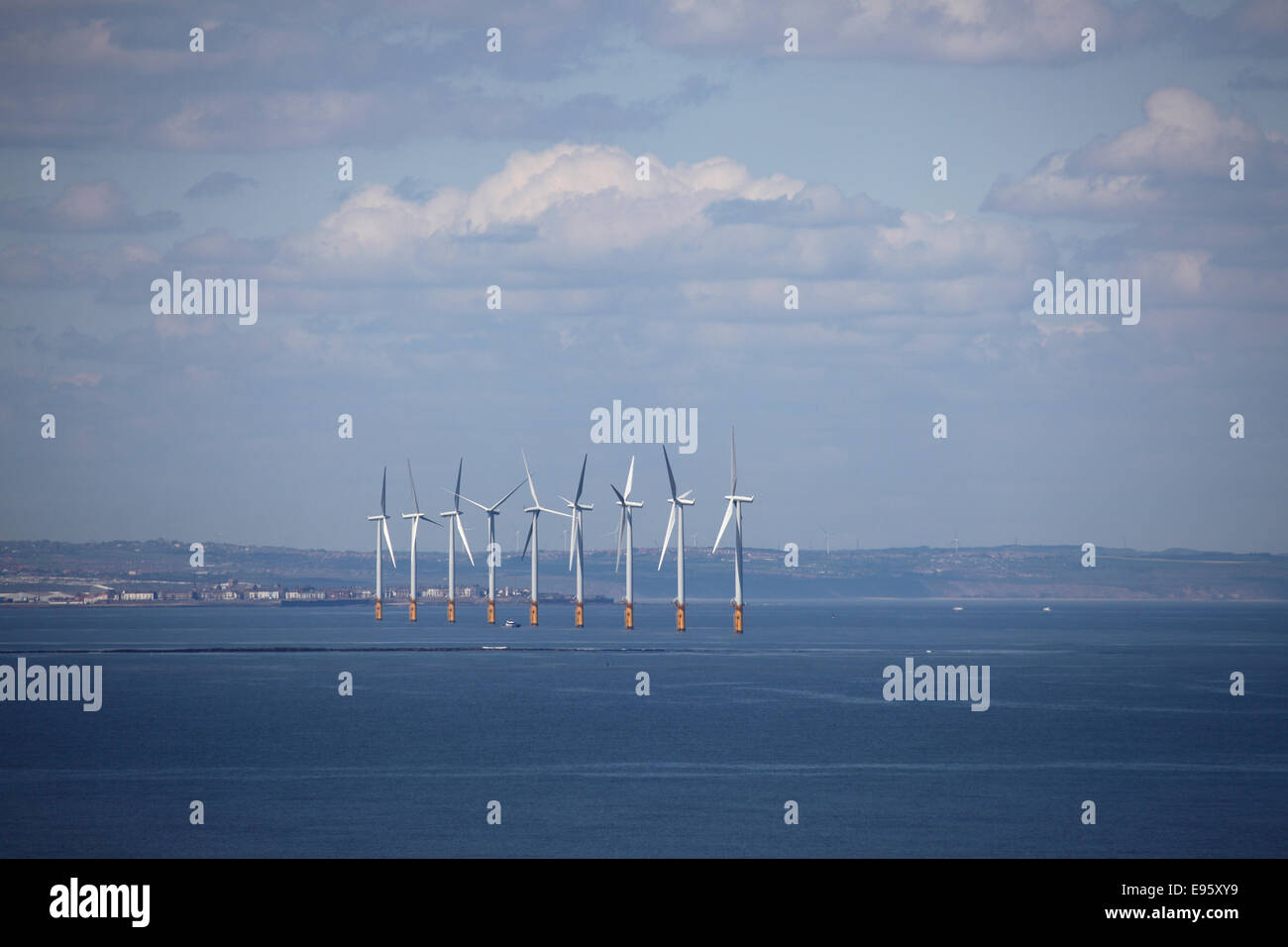 Teeside Offshore Wind Farm near Saltburn-by-the-Sea, United Kingdom ...