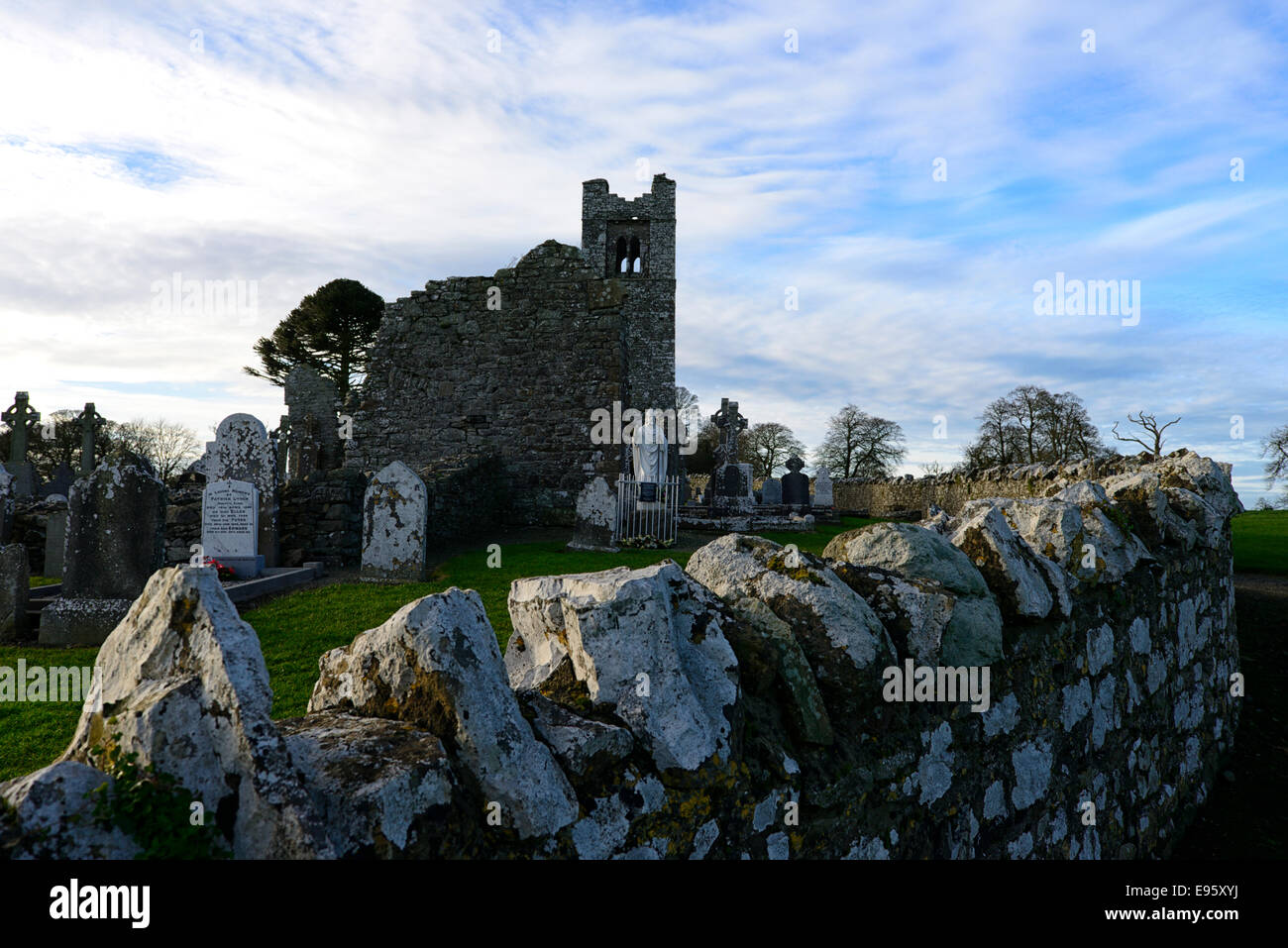 ruins of the friary church hill of slane meath ireland religion saint ...