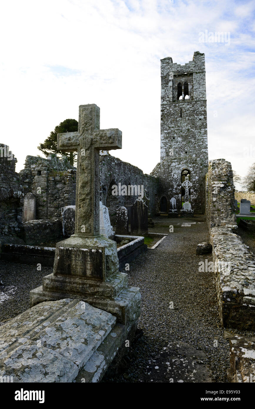 ruins of the friary church hill of slane meath ireland religion saint ...