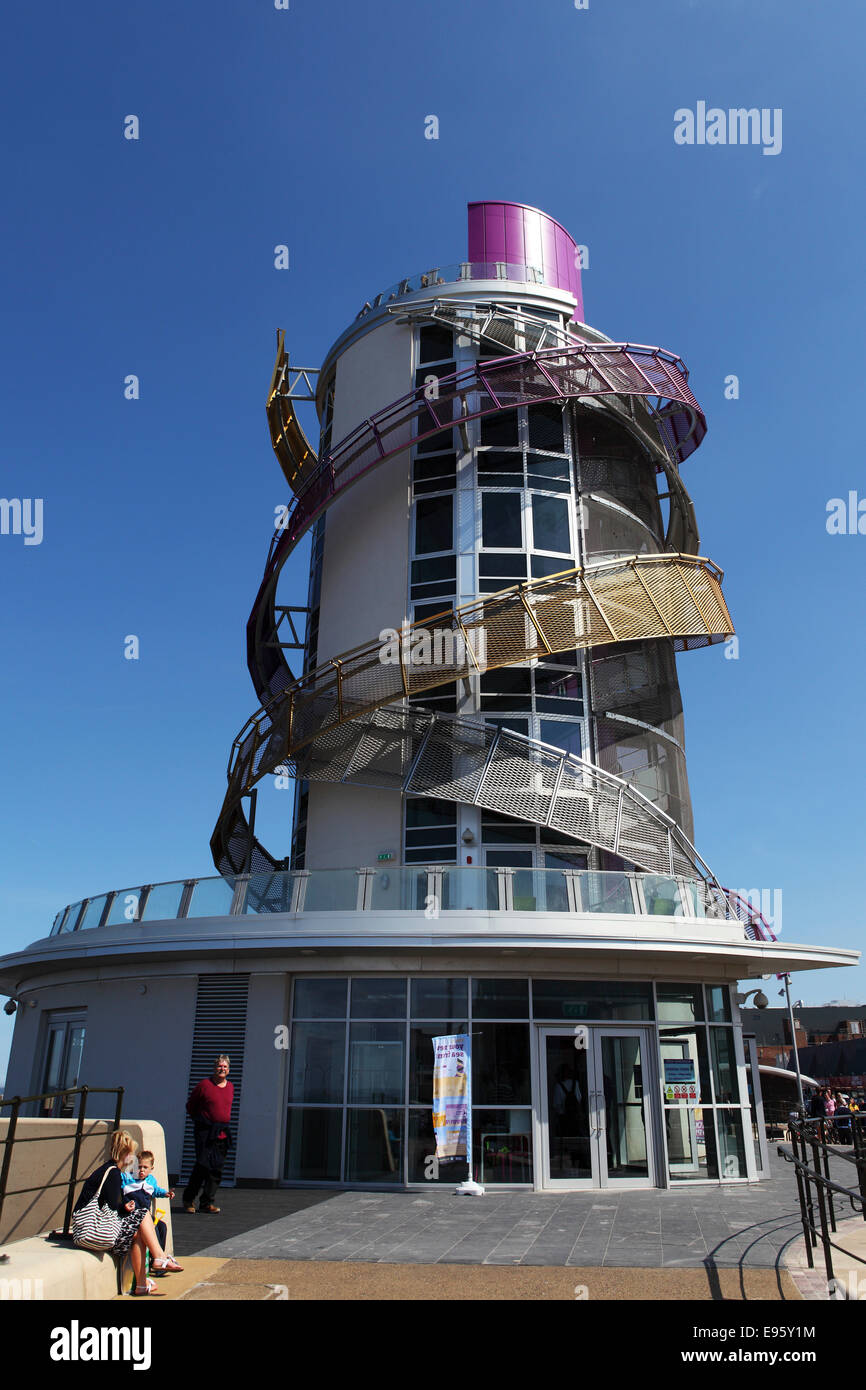 The Redcar Beacon in Redcar, United Kingdom Stock Photo - Alamy