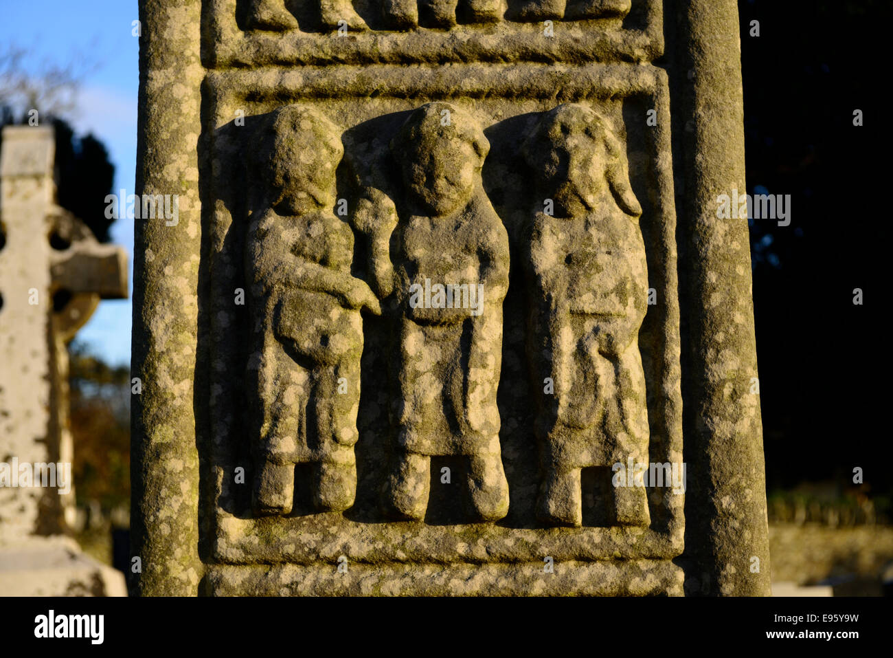 Panel detail showing incredulity of Saint Thomas Closeup Cross of ...