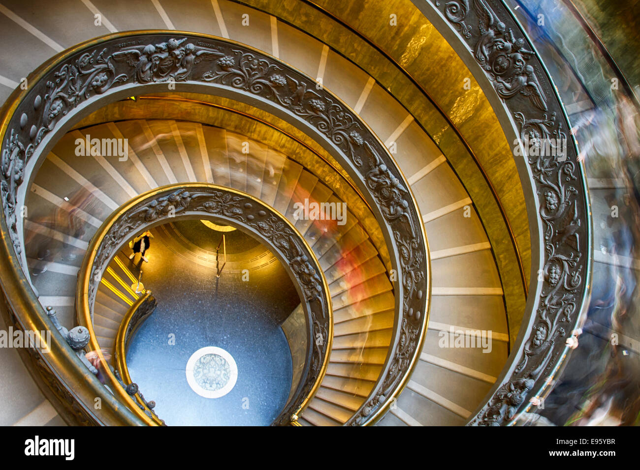 double spiral staircase in Vatican, Italy Stock Photo - Alamy