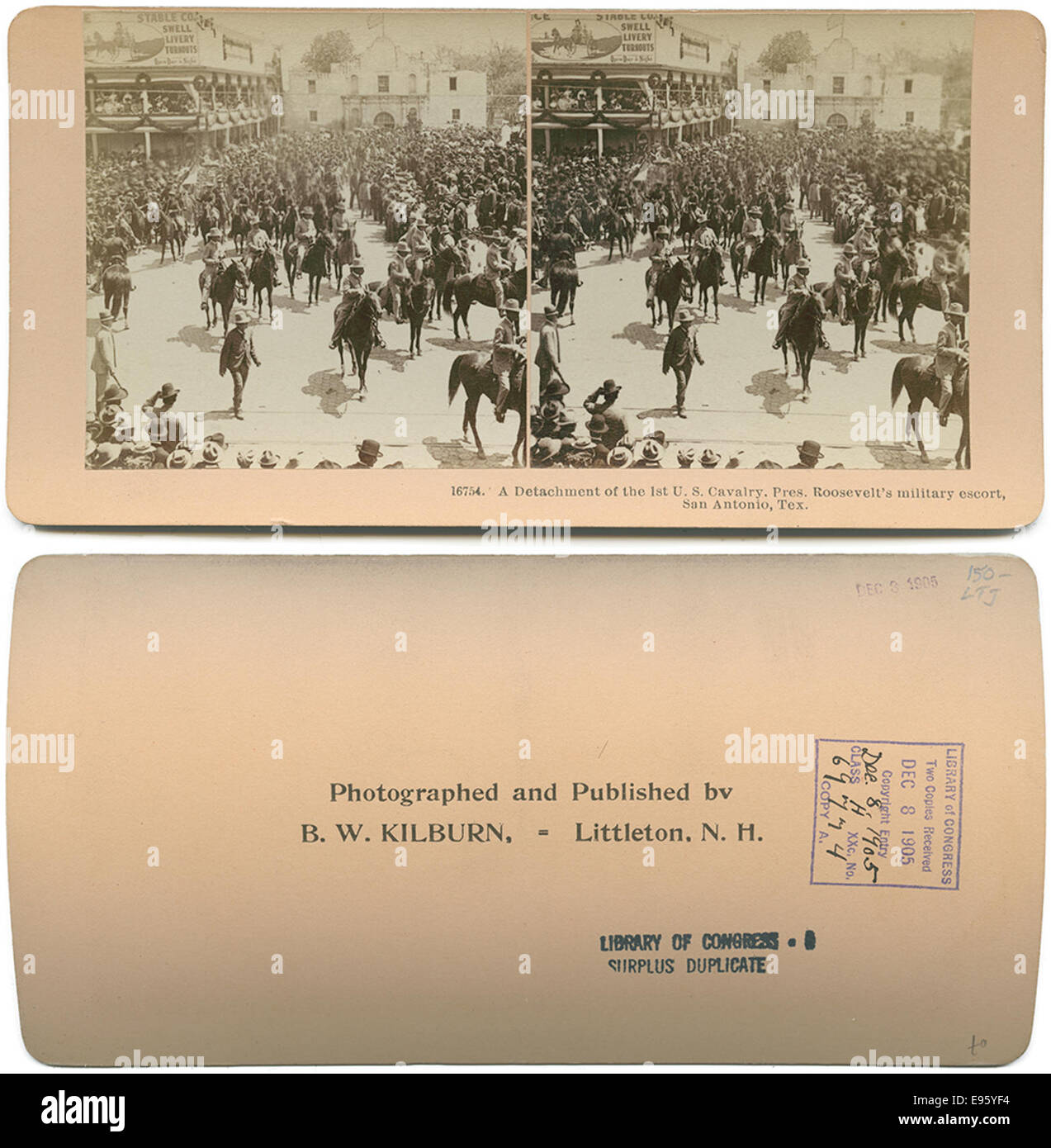 A Detachment of the 1st U. S. Cavalry, Pres. Roosevelt's military ...