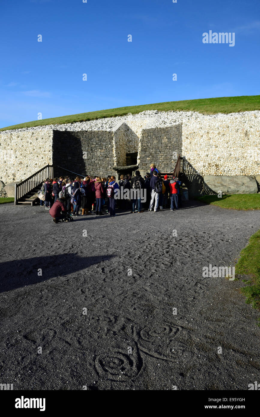 Newgrange megalithic passage tomb meath ireland world heritage site ...