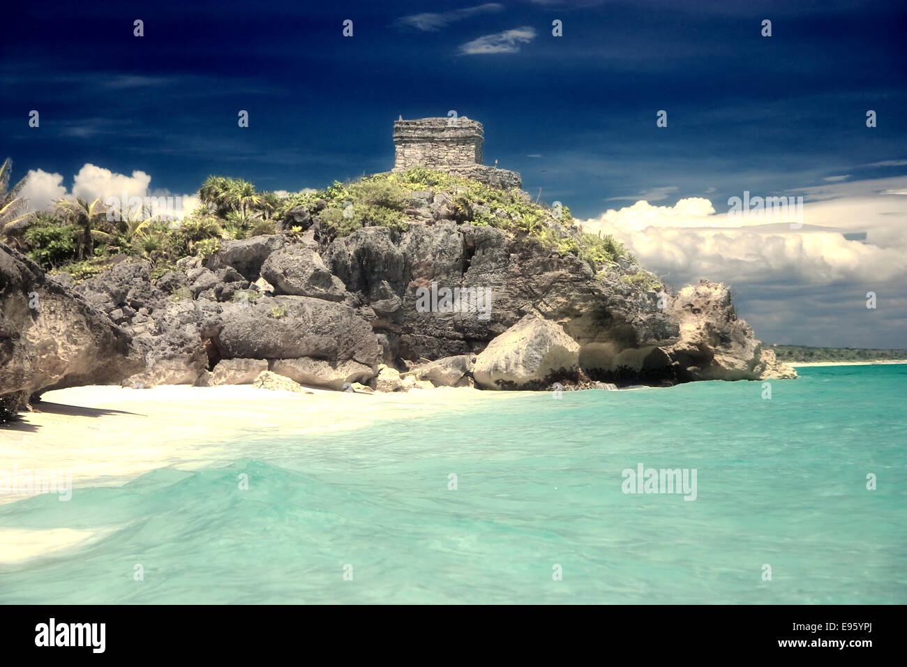 Tropical Carabian Beach Stock Photo - Alamy