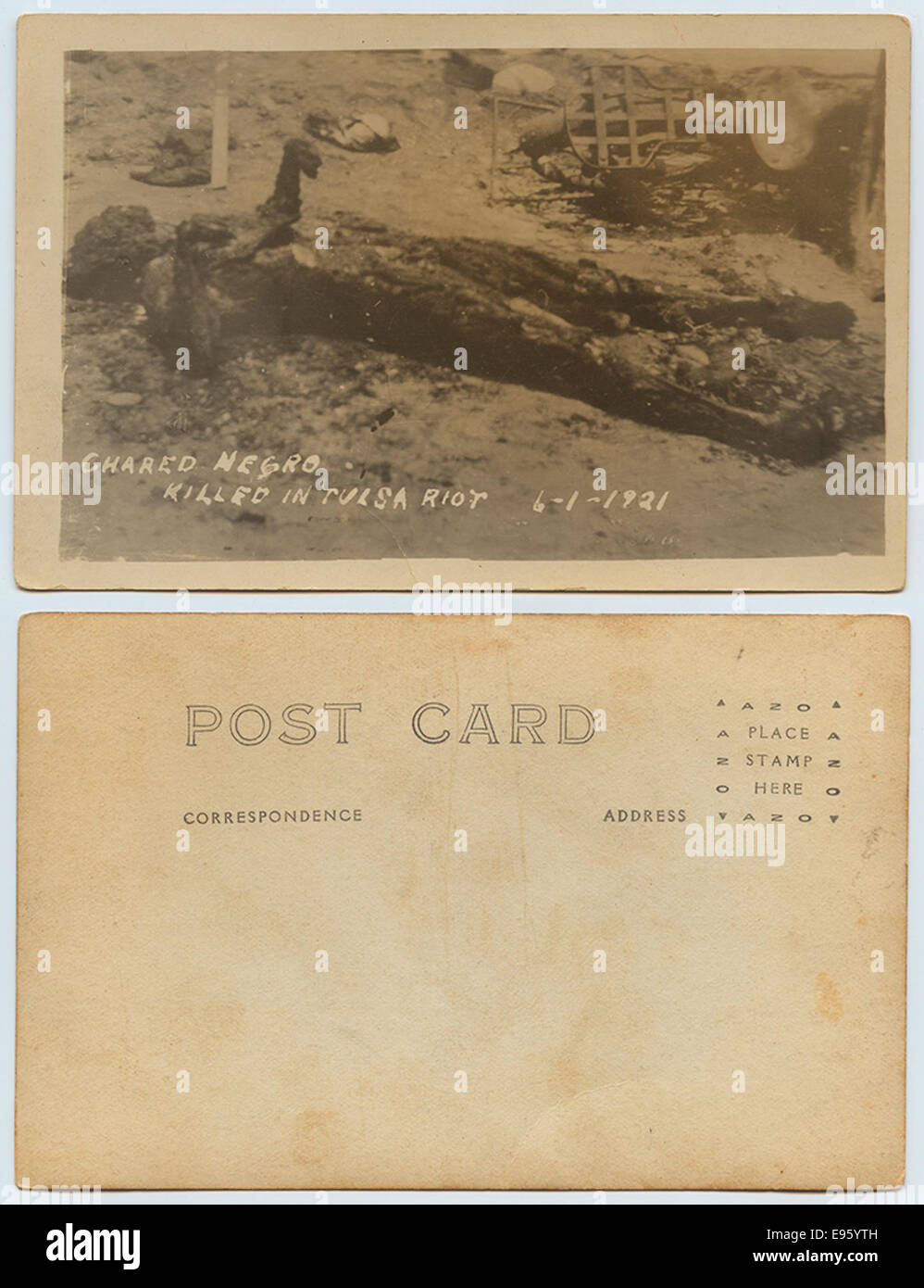 This real photographic postcard captures an image related to the ...