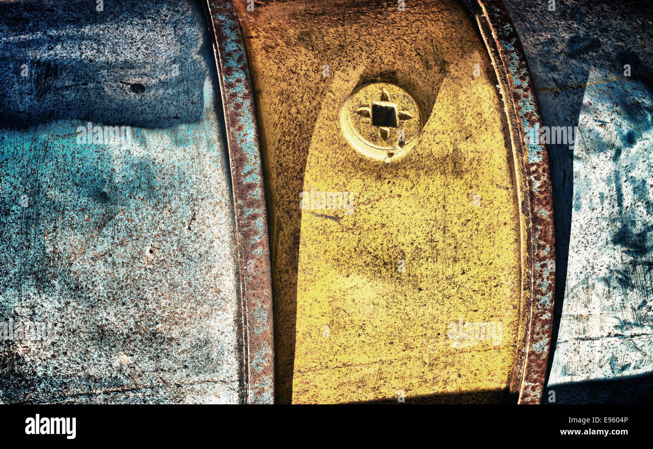 rusted barrel surface Stock Photo - Alamy