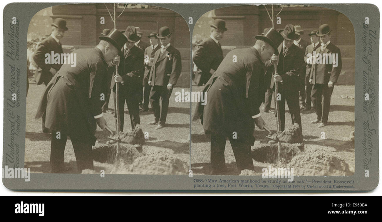 "May American manhood be sturdy as the oak" - President Roosevelt ...