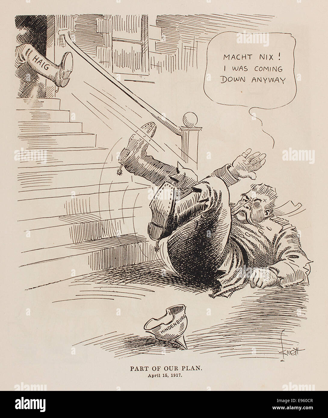 1914 1918 cartoons germany wwi hi-res stock photography and images - Alamy