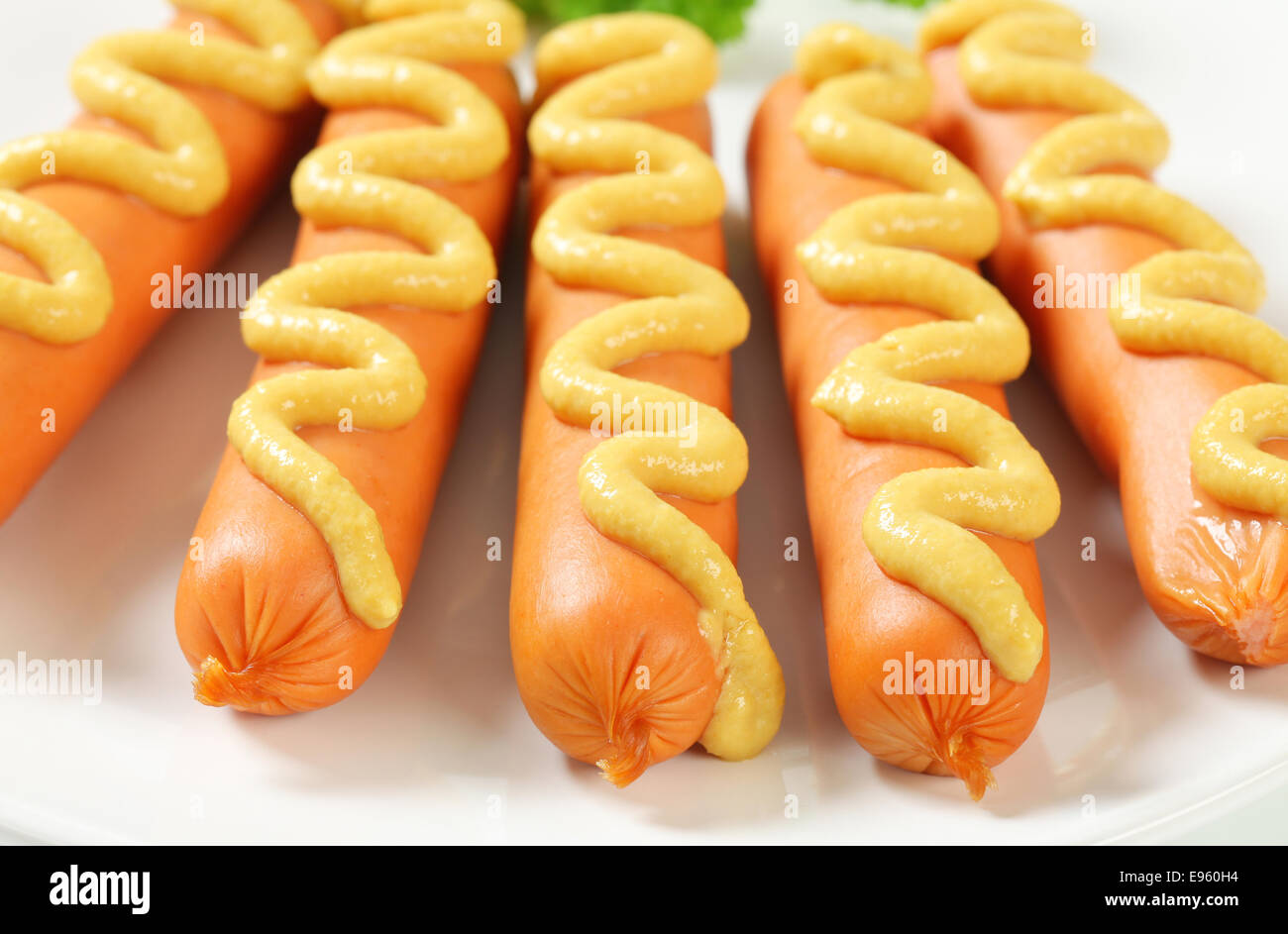 Frankfurter sausages hi-res stock photography and images - Alamy