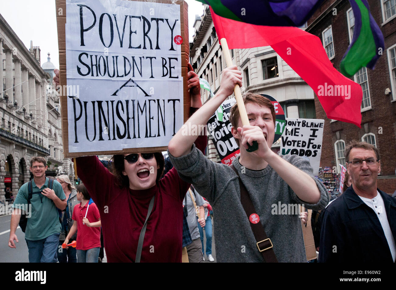 Income inequality protest uk hi-res stock photography and images - Alamy