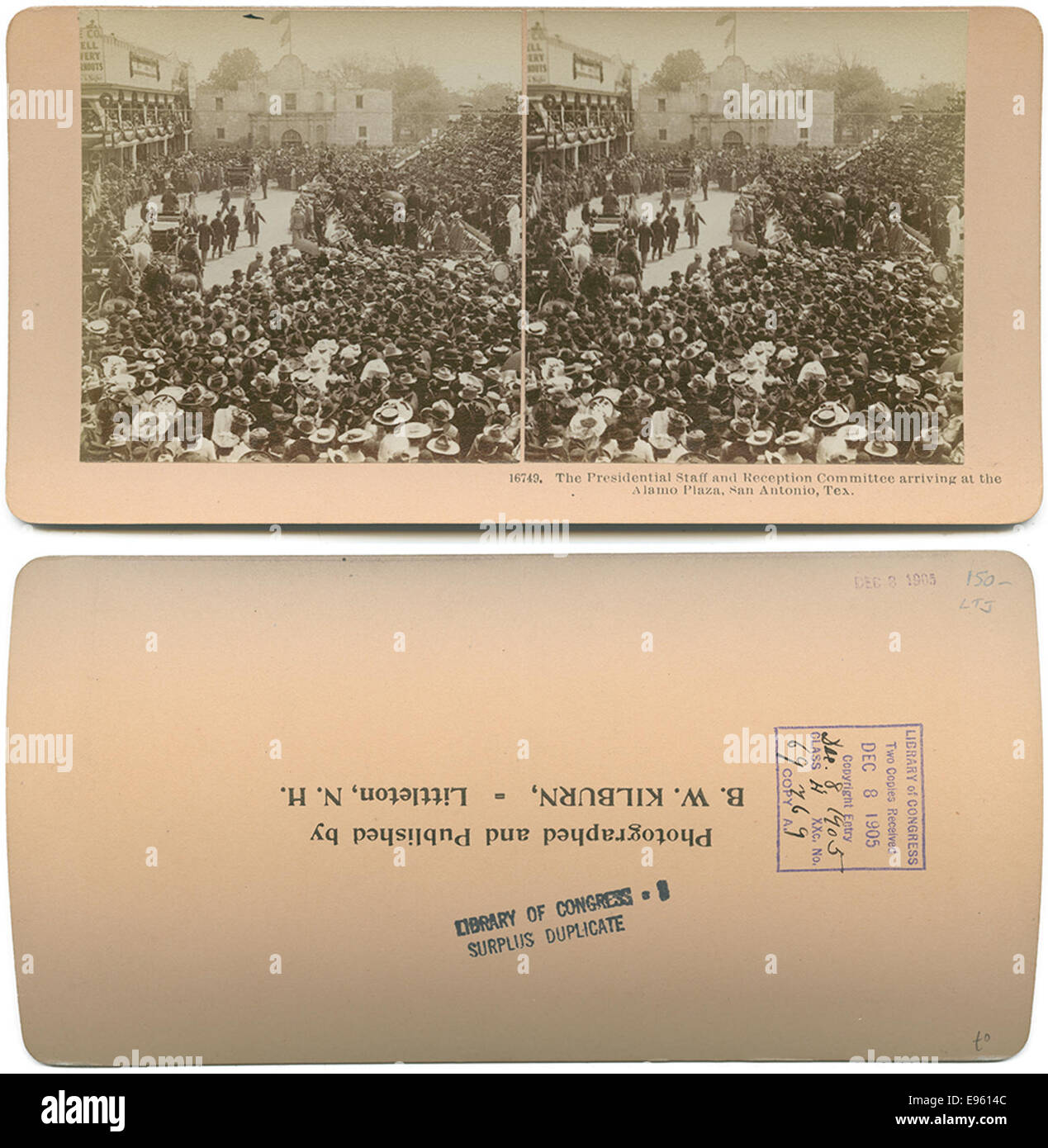 This photograph shows the arrival of the Presidential Staff and ...