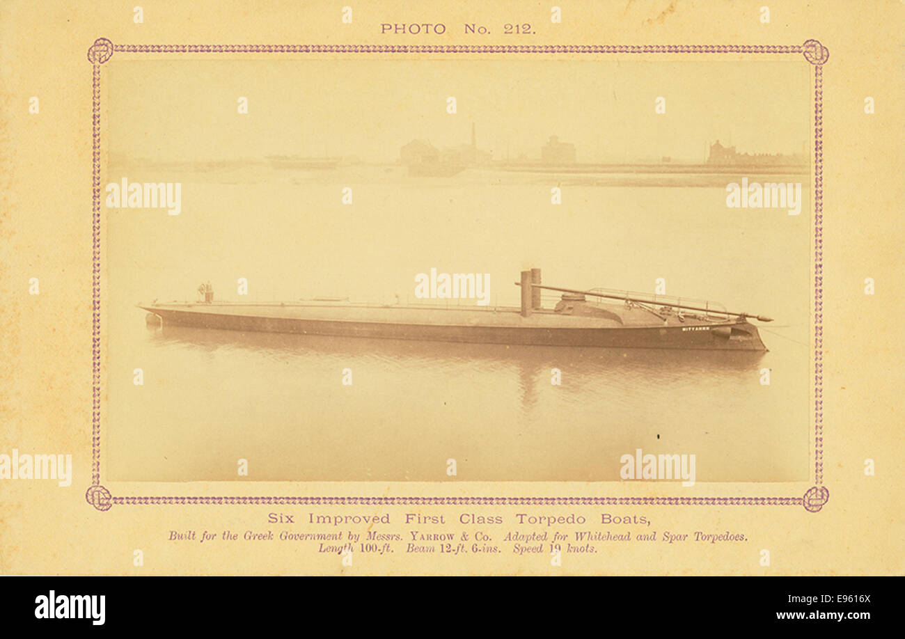 This image showcases six first-class torpedo boats, part of a ...