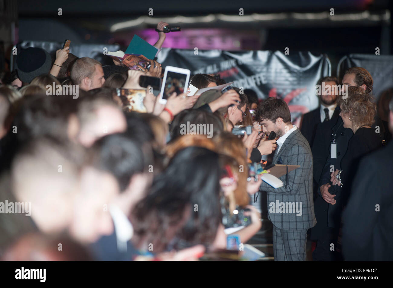 London, UK. 20th Oct, 2014. Daniel Radcliffe attends 'Horns' UK ...