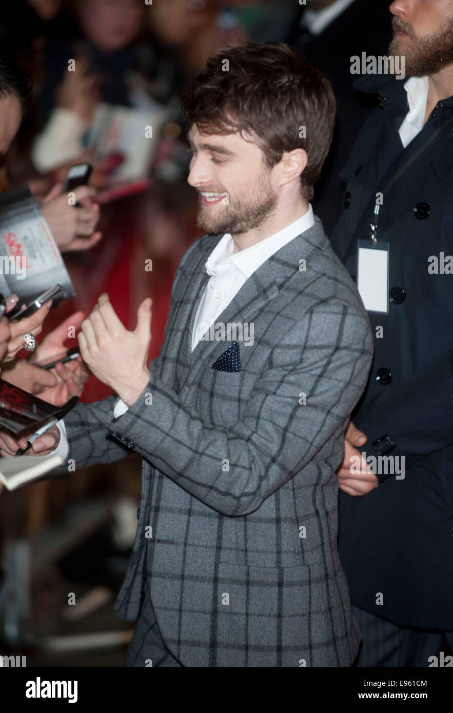 London, UK. 20th Oct, 2014. Daniel Radcliffe attends 'Horns' UK ...