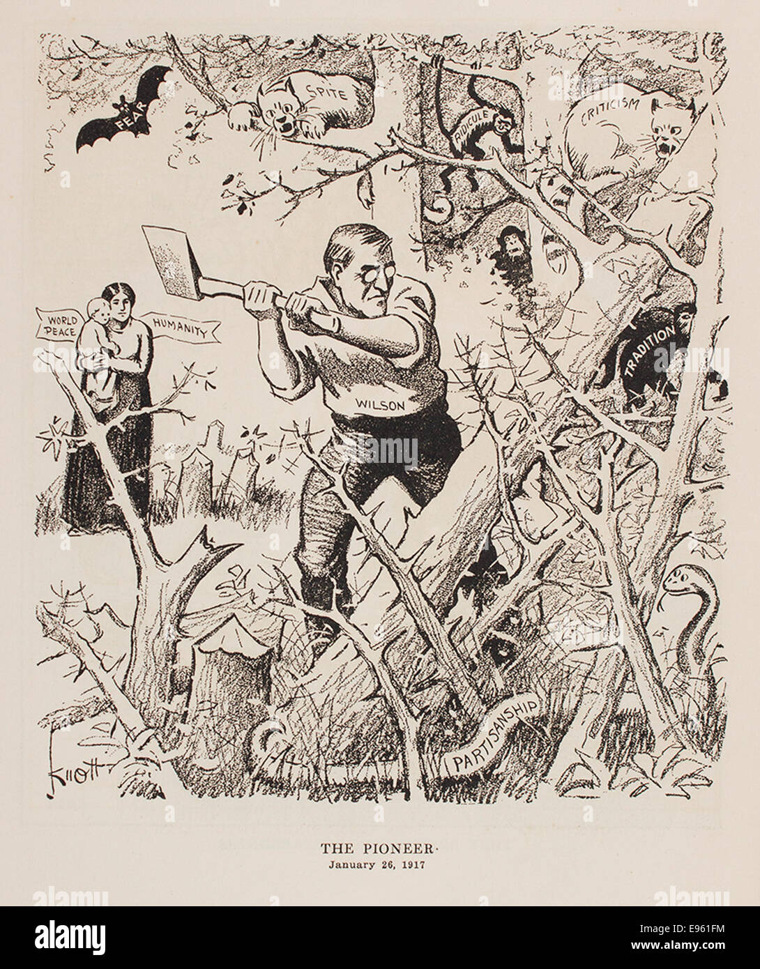 World war 1 cartoons hi-res stock photography and images - Alamy
