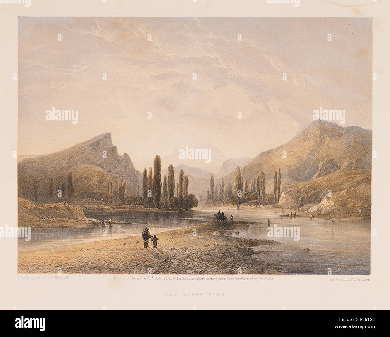 This image shows the Alma River flowing through the Chatyr-Dag ...