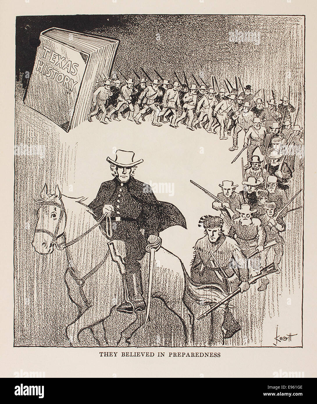 A cartoon from *The Dallas Morning News* illustrating the preparedness ...