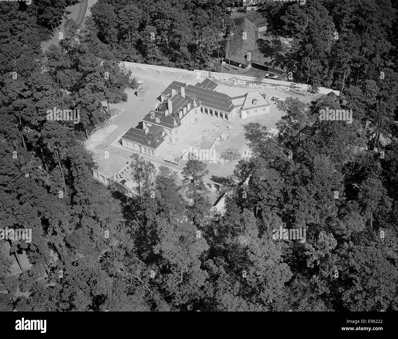 Aerial view during high Black and White Stock Photos & Images - Alamy