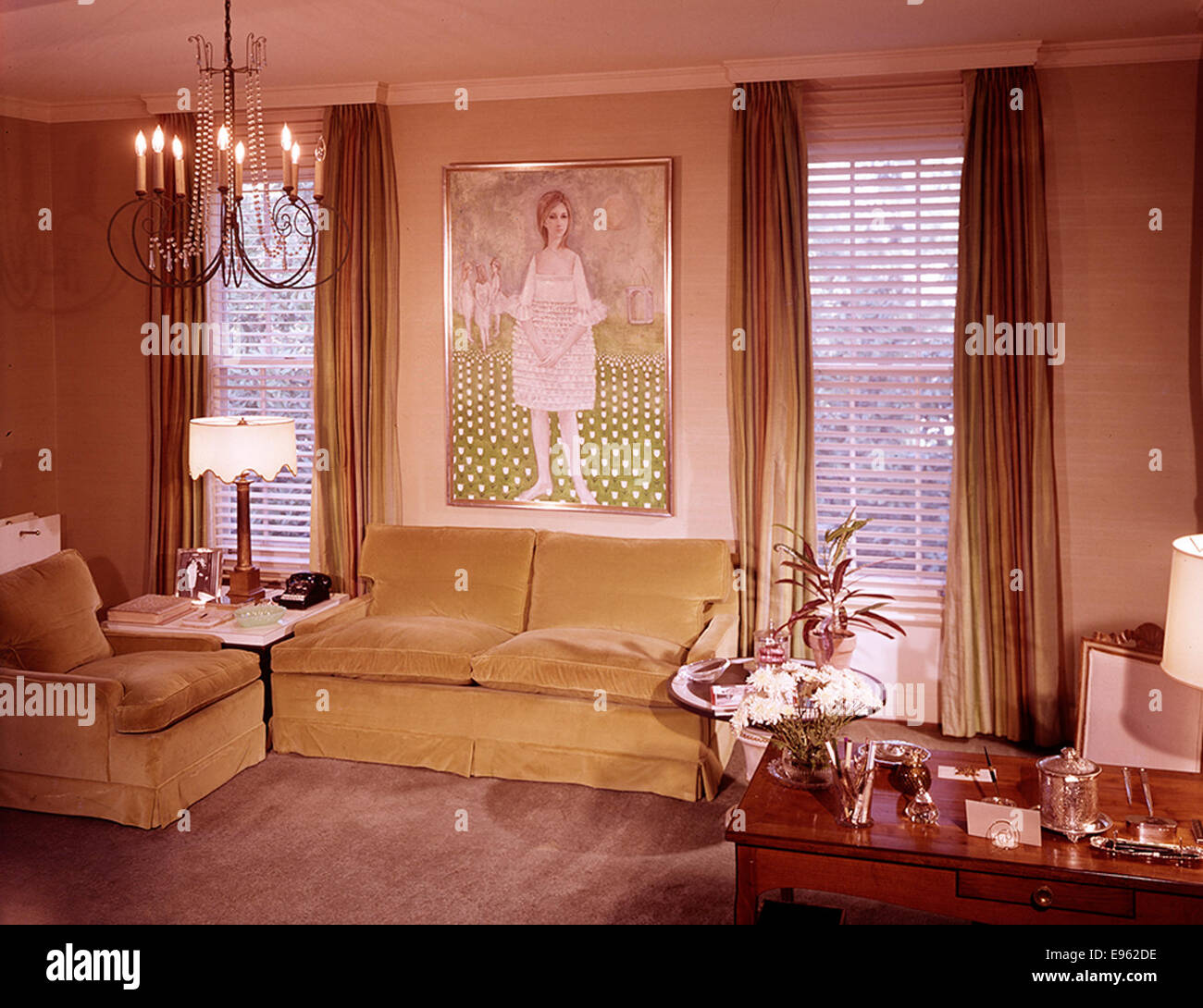 This image depicts the sitting room of the Theodore Newton Law ...