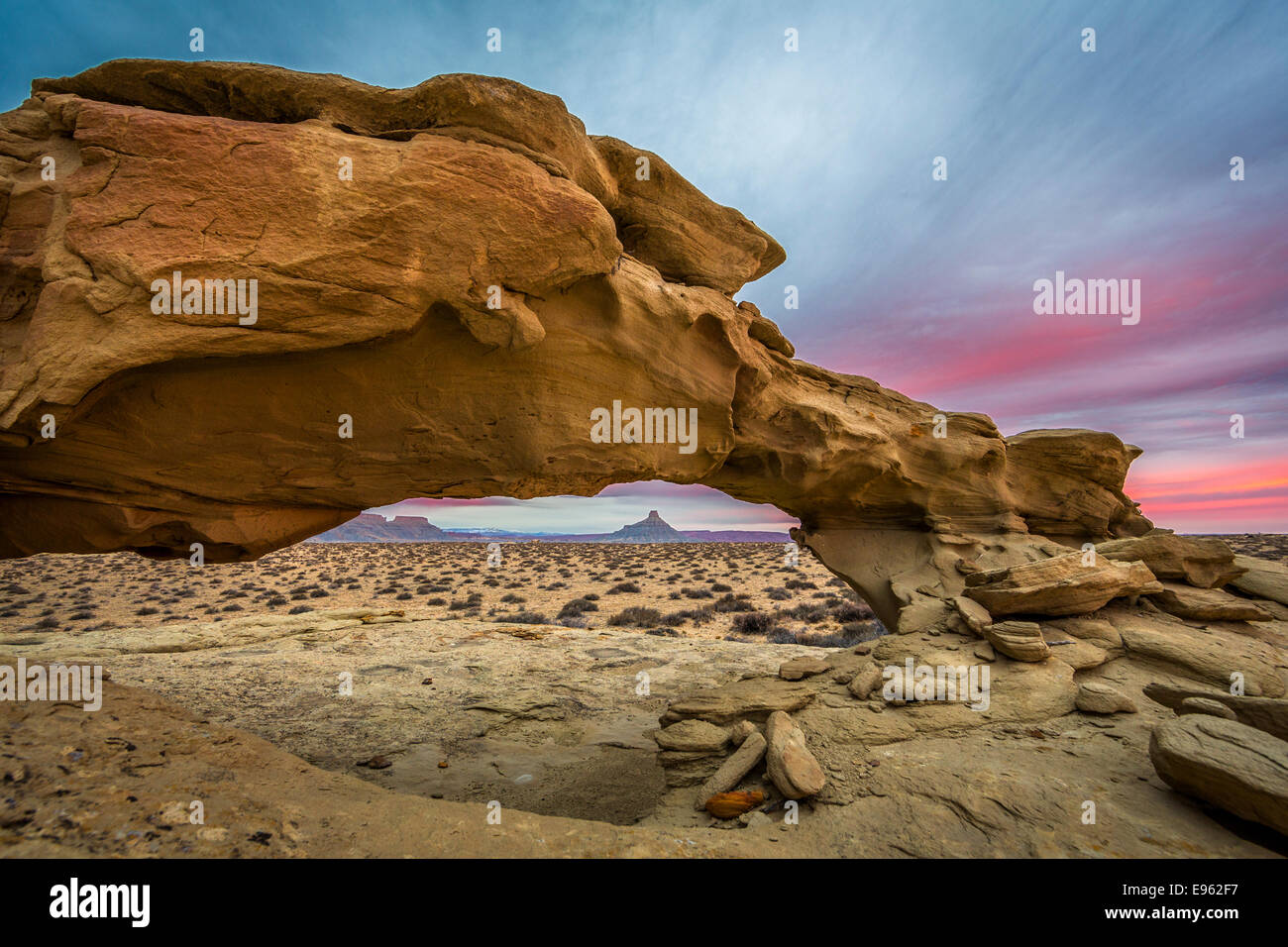 Factory butte arch near hanksville hi-res stock photography and images ...