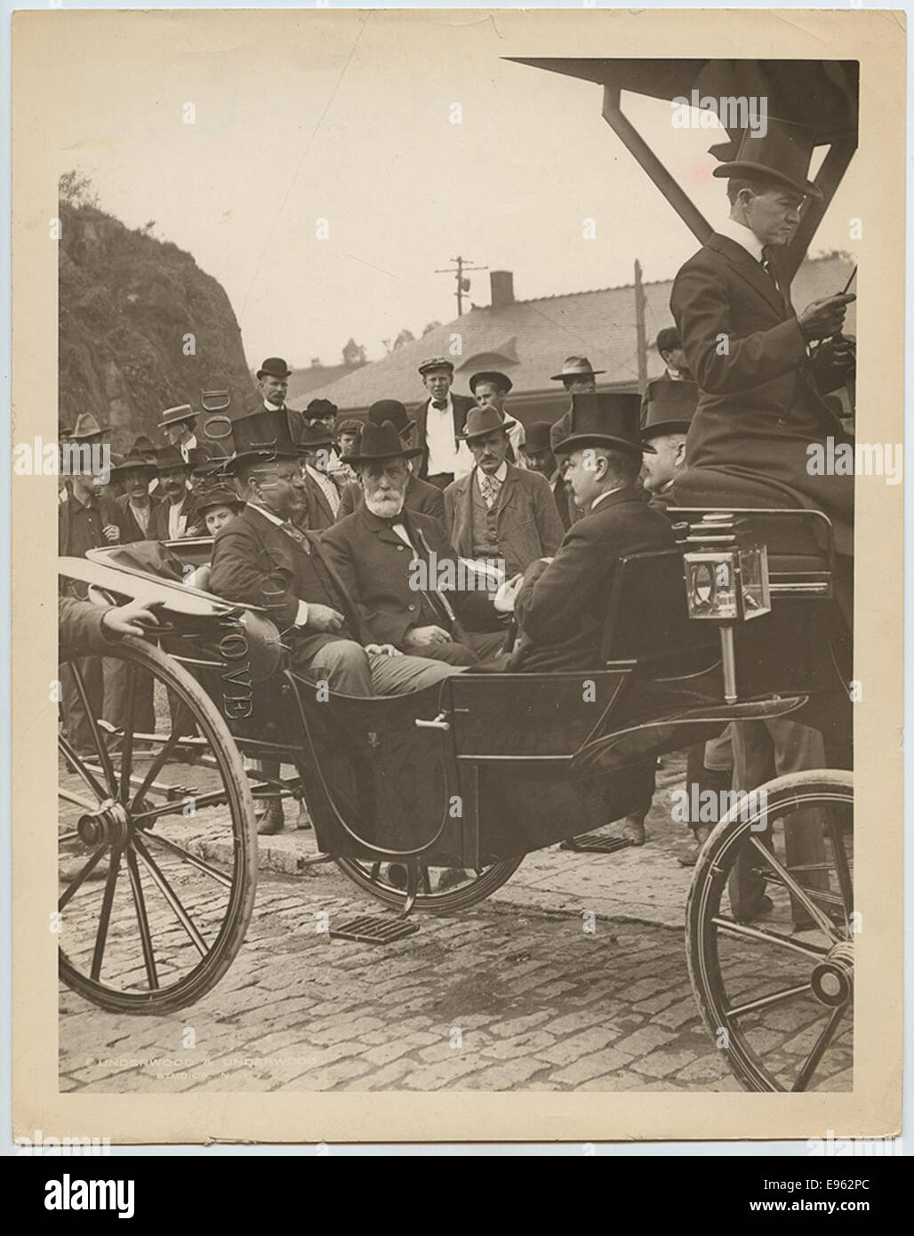 Photograph of President Theodore Roosevelt in Ashville, North Carolina ...