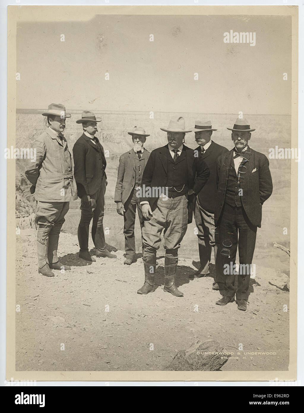 President Theodore Roosevelt is shown with Governor Alexander O. Brodie ...
