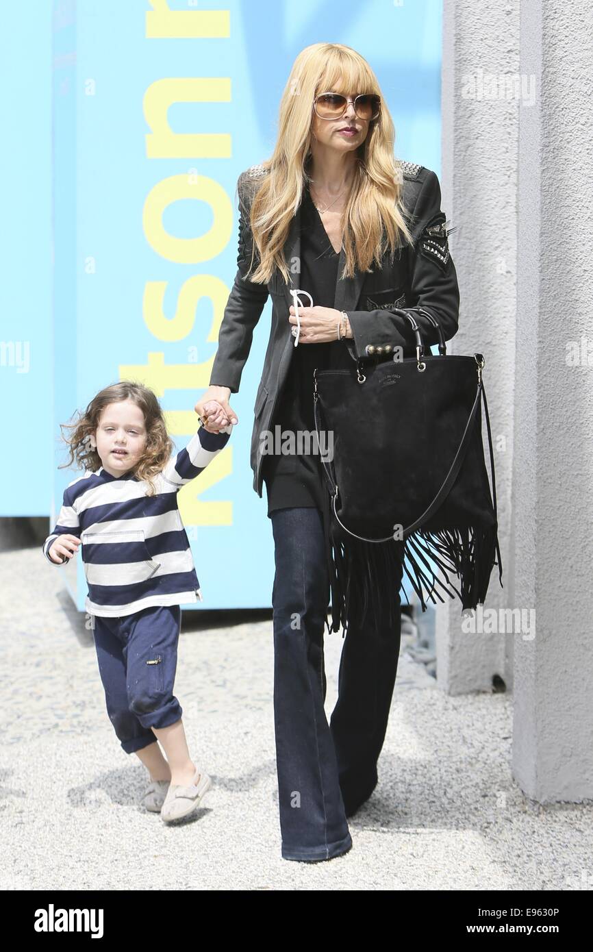 Rachel Zoe and family seen shopping on Robertson Boulevard. Featuring ...