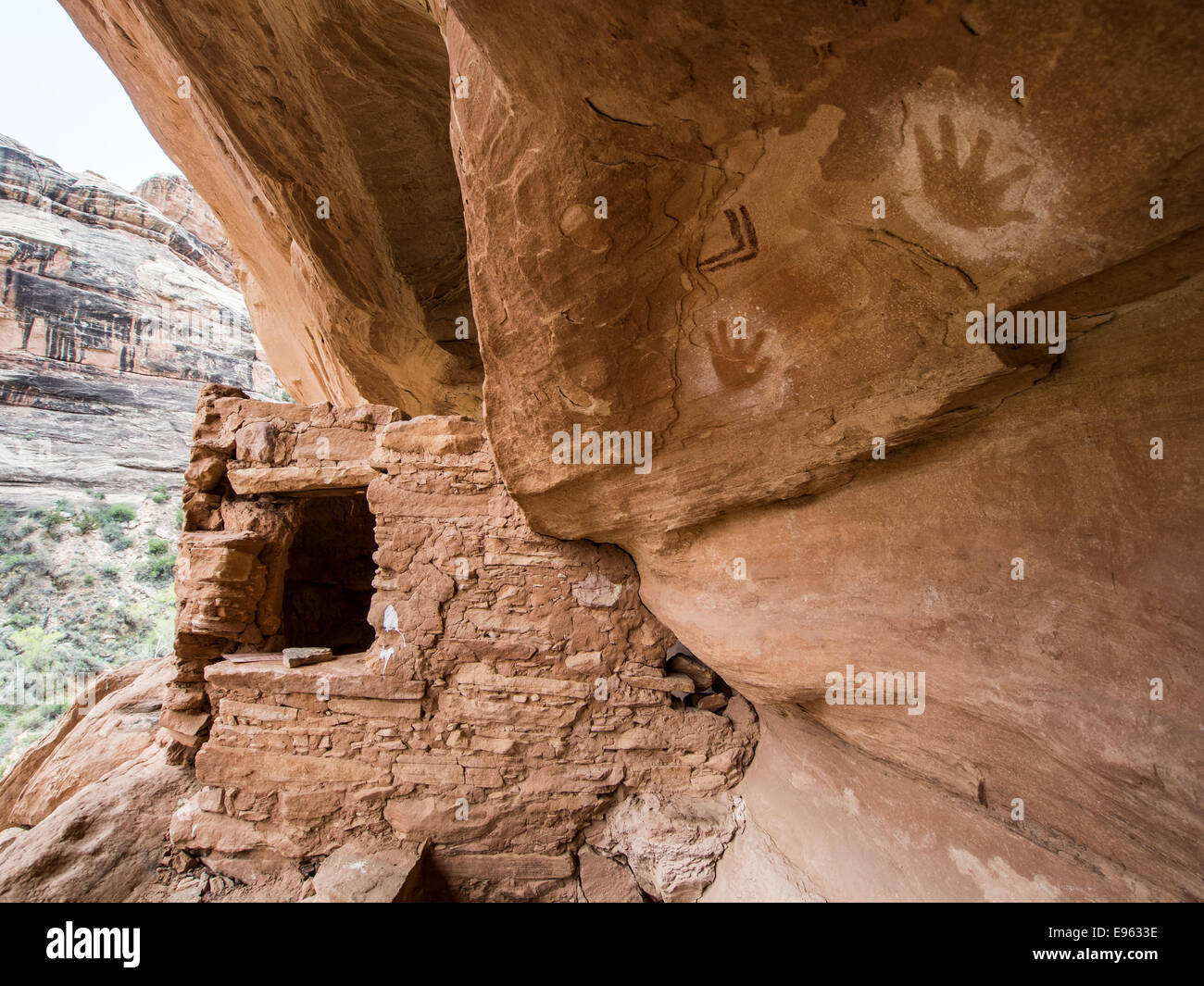 Castle ruin, Grand Gulch, Utah Stock Photo - Alamy