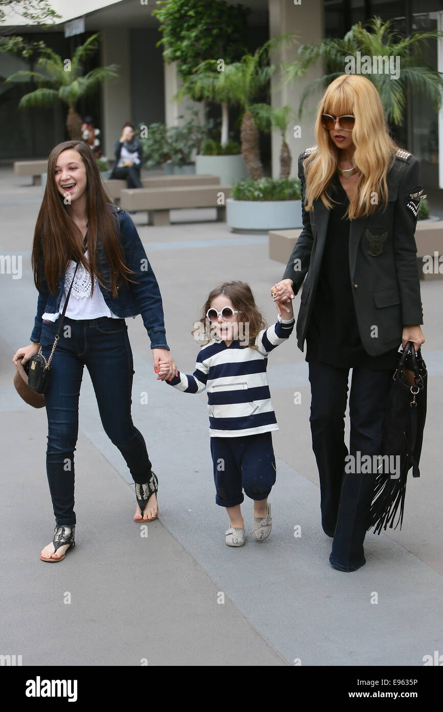 Rachel Zoe and family seen shopping on Robertson Boulevard. Featuring ...