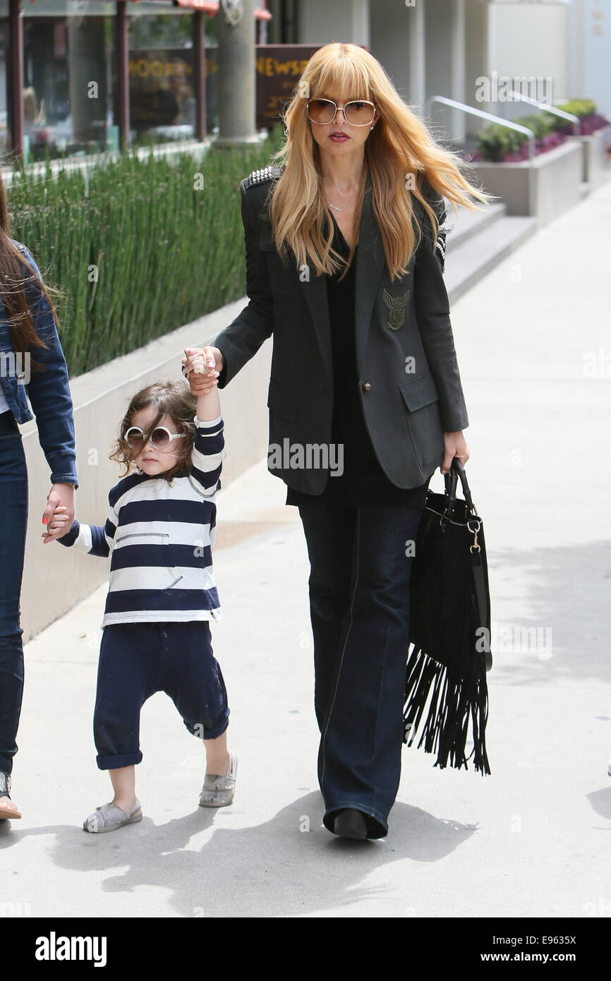 Rachel Zoe and family seen shopping on Robertson Boulevard. Featuring ...