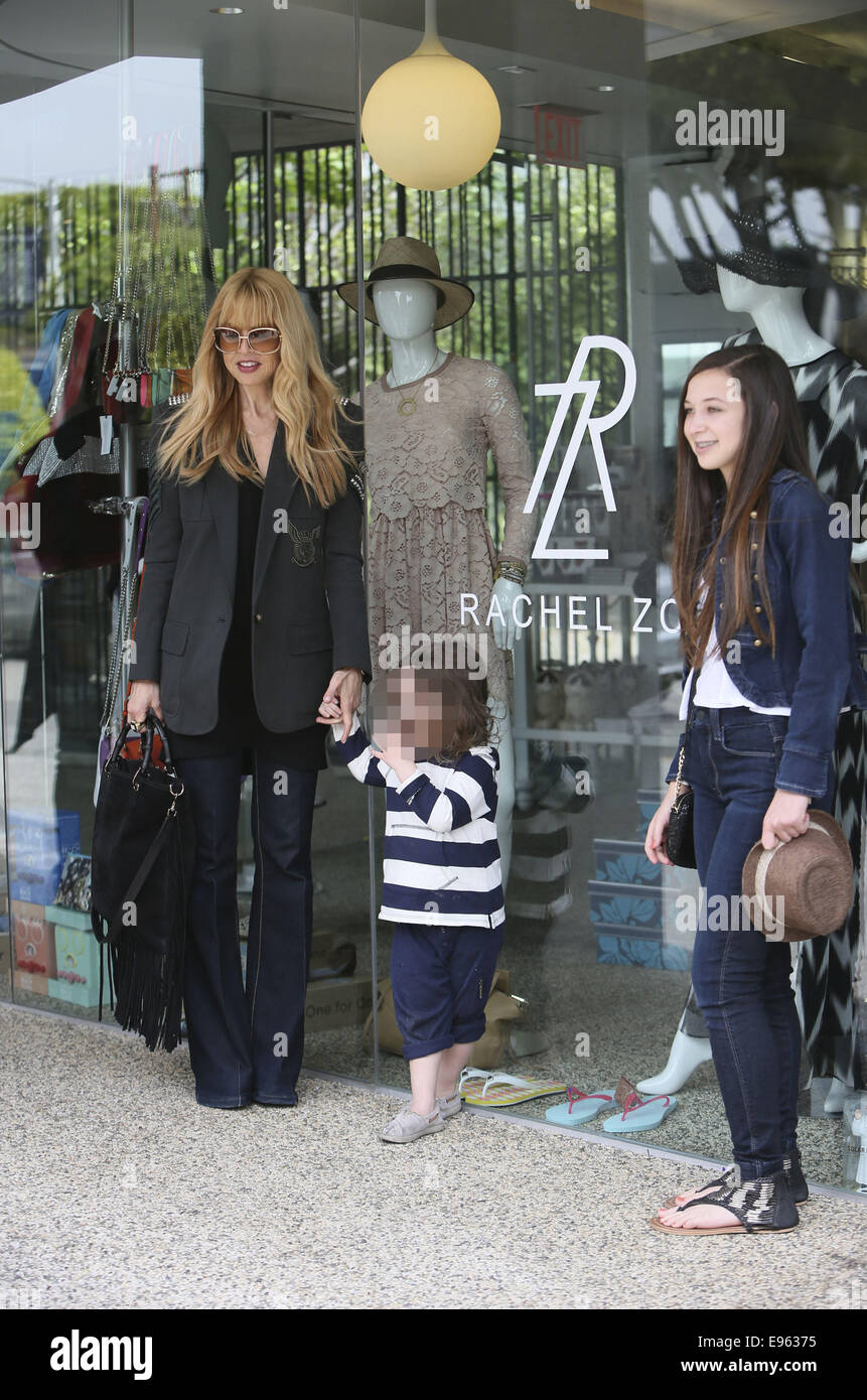 Rachel Zoe and family seen shopping on Robertson Boulevard. Featuring ...