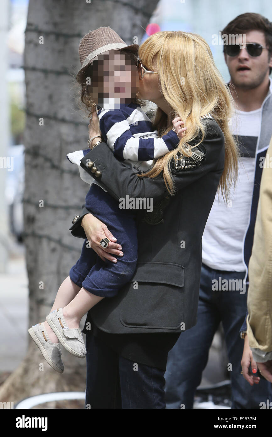 Rachel Zoe and family seen shopping on Robertson Boulevard. Featuring ...