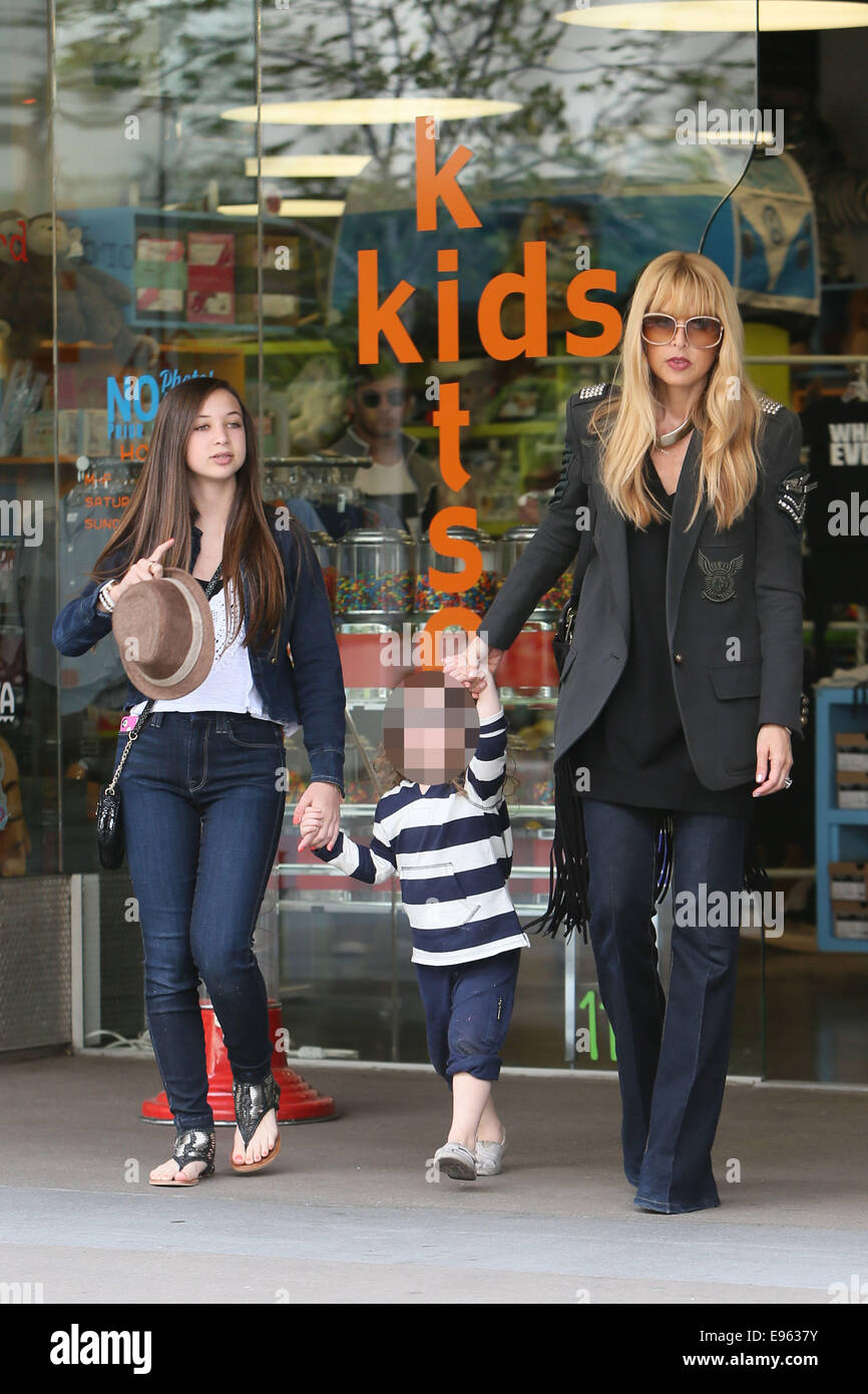 Rachel Zoe and family seen shopping on Robertson Boulevard. Featuring ...