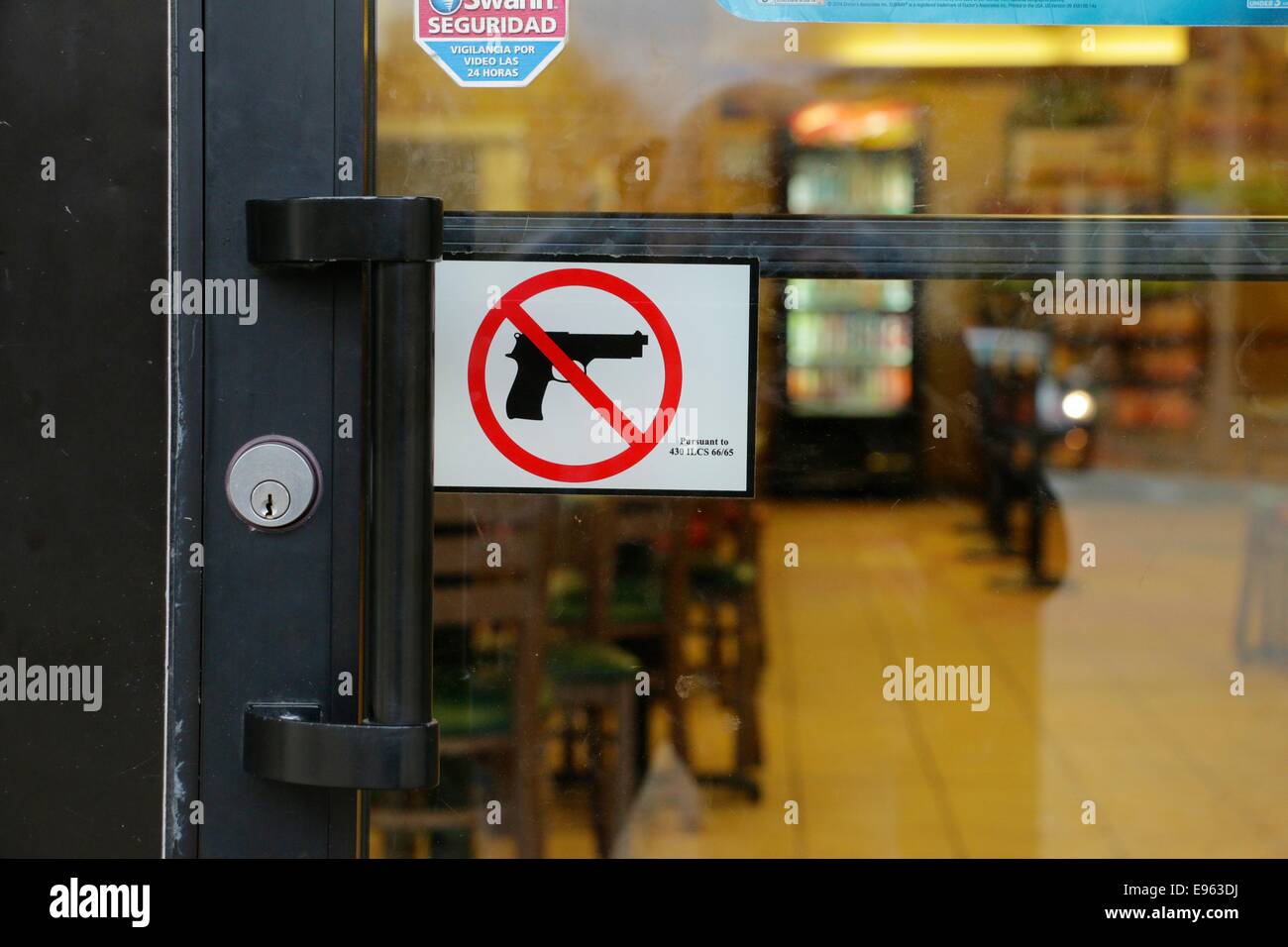 Official No Gun Sign