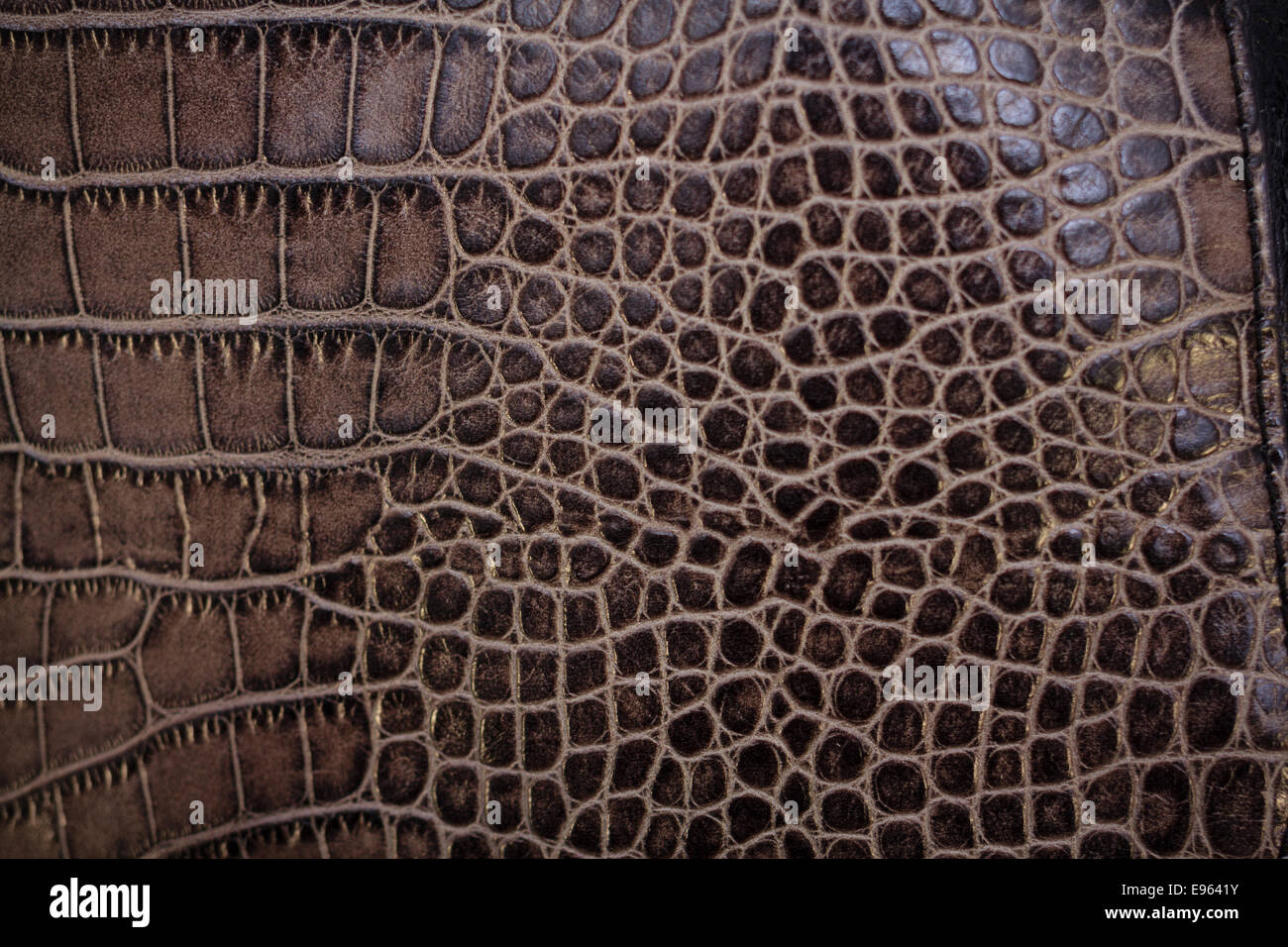 Toned genuine leather texture shot close-up Stock Photo - Alamy