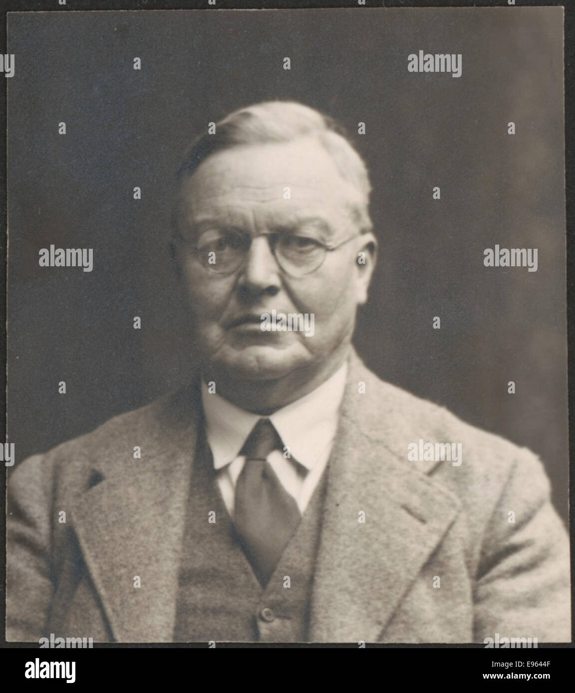 A formal portrait of W.B. Alexander, likely a notable figure of his ...