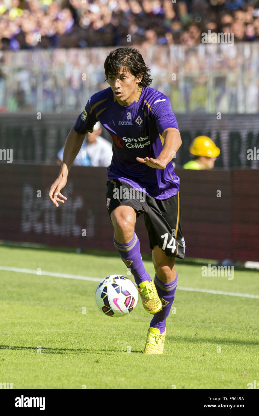 Firenze, Italy. 19th Oct, 2014. Matias Fernandez (Fiorentina) Football ...