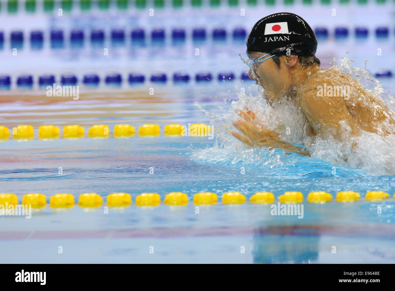 Incheon, South Korea. 20th Oct, 2014. Yasuhiro Tanaka (JPN) Swimming ...
